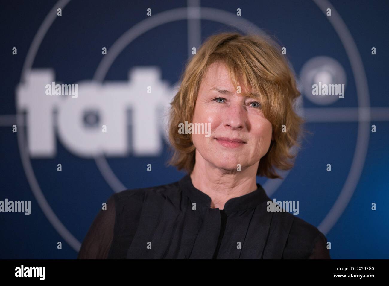 Berlin, Germany. 23rd Apr, 2024. Actress Corinna Harfouch before the ...