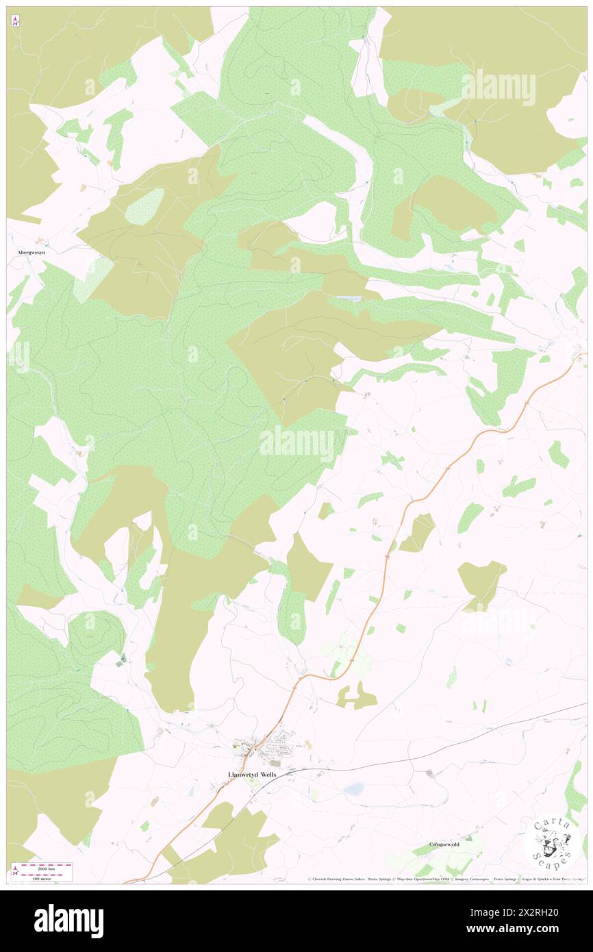 Pen y Garn-goch, Sir Powys, GB, United Kingdom, Wales, N 52 8' 22'', S ...