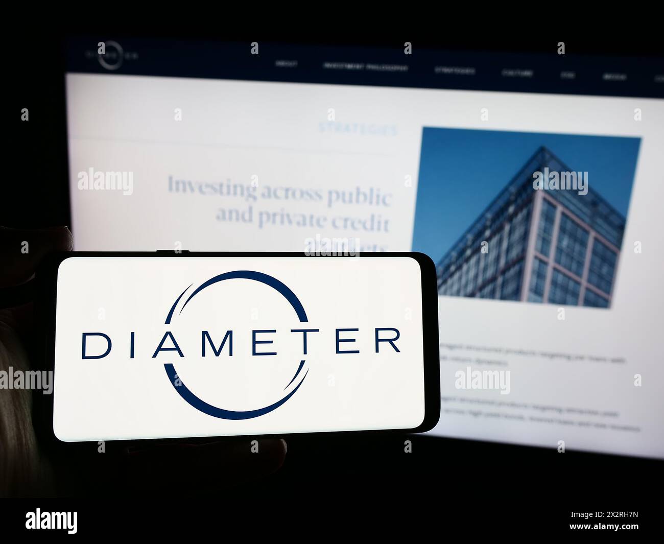 Diameter capital logo hi-res stock photography and images - Alamy