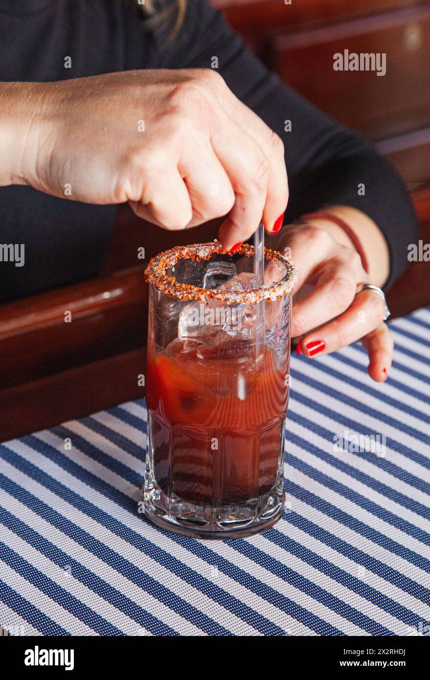 Bloody mary restaurant hi-res stock photography and images - Alamy