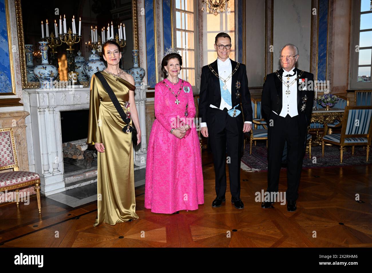 Stockholm, Sweden. 23rd Apr, 2024. STOCKHOLM, SWEDEN 20240423From left ...