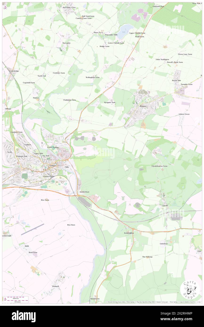 Cliffe Hill, East Sussex, GB, United Kingdom, England, N 50 52' 41'', N ...