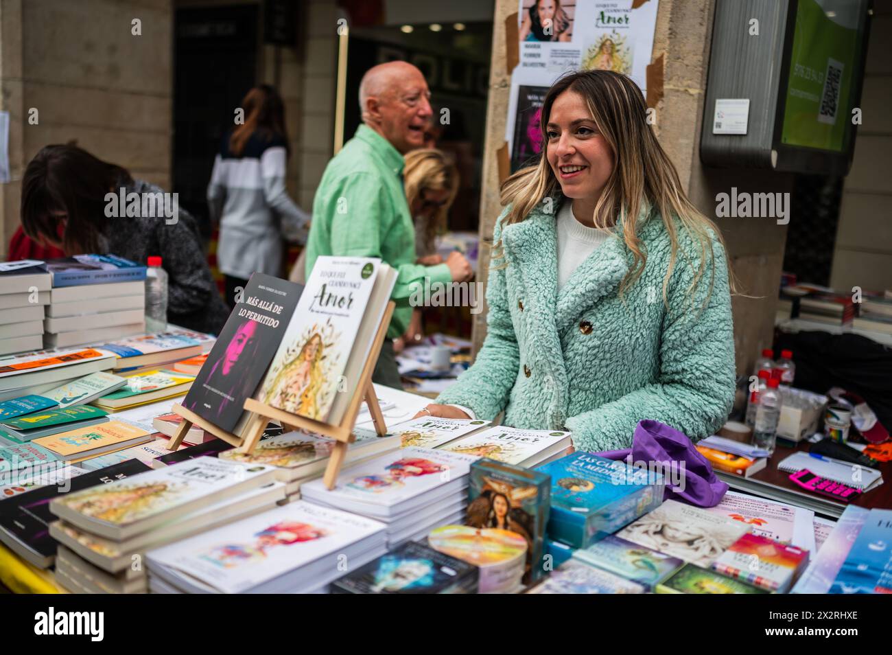 Spanish author Maria Ferrer Silvestre presents and signs her book on ...