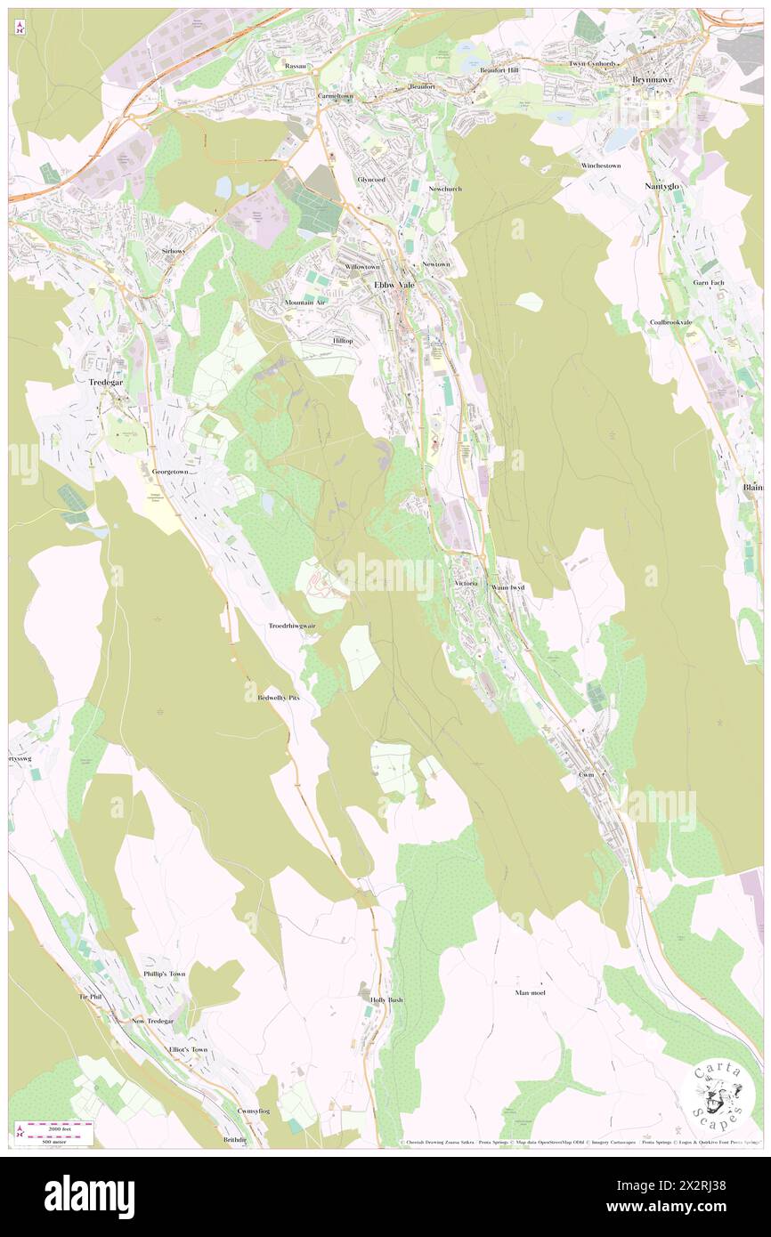 Y Domen Fawr, Blaenau Gwent, GB, United Kingdom, Wales, N 51 45' 25 ...