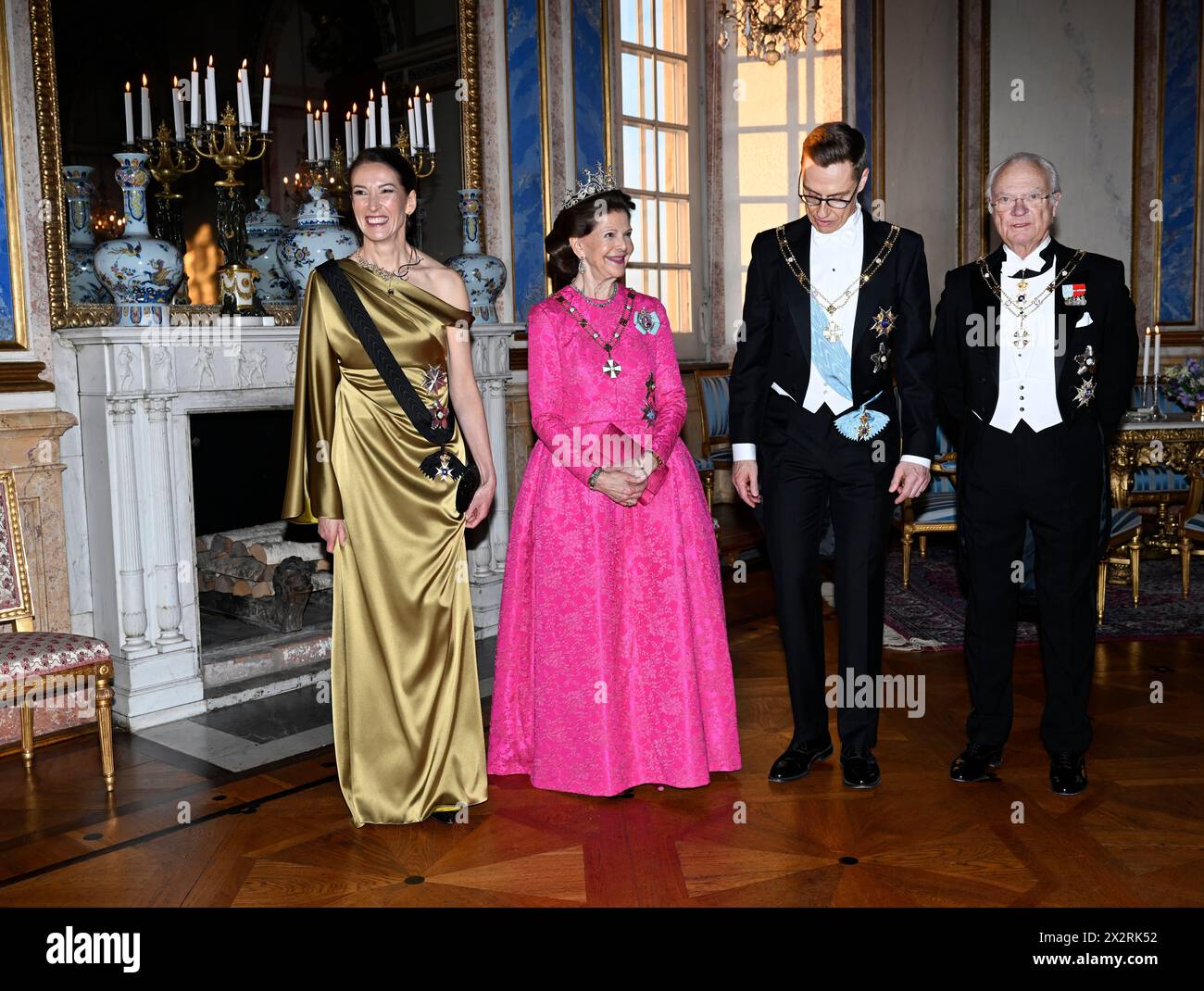 Stockholm, Sweden. 23rd Apr, 2024. STOCKHOLM, SWEDEN 20240423From left ...