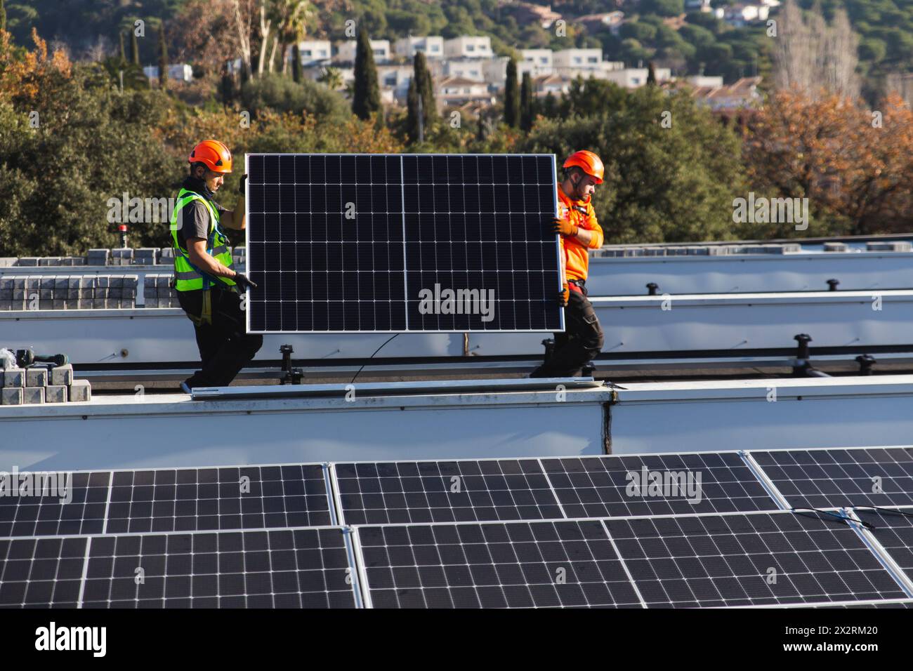 Rooftop solar panel hi-res stock photography and images - Alamy