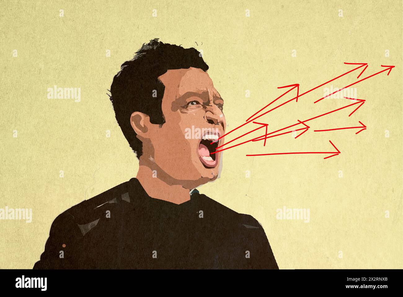 Angry man shouting hi-res stock photography and images - Alamy