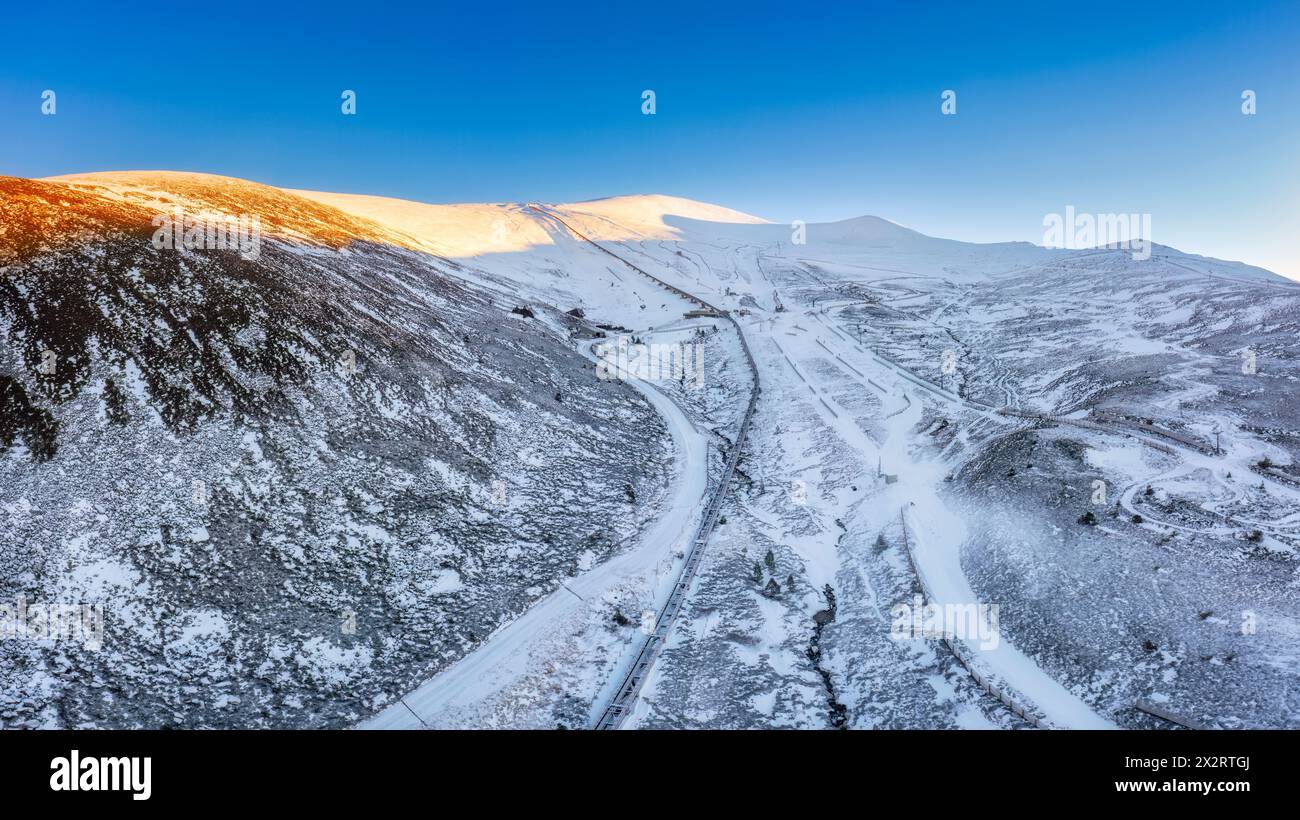 Aerial view cairngorms national park hi-res stock photography and ...