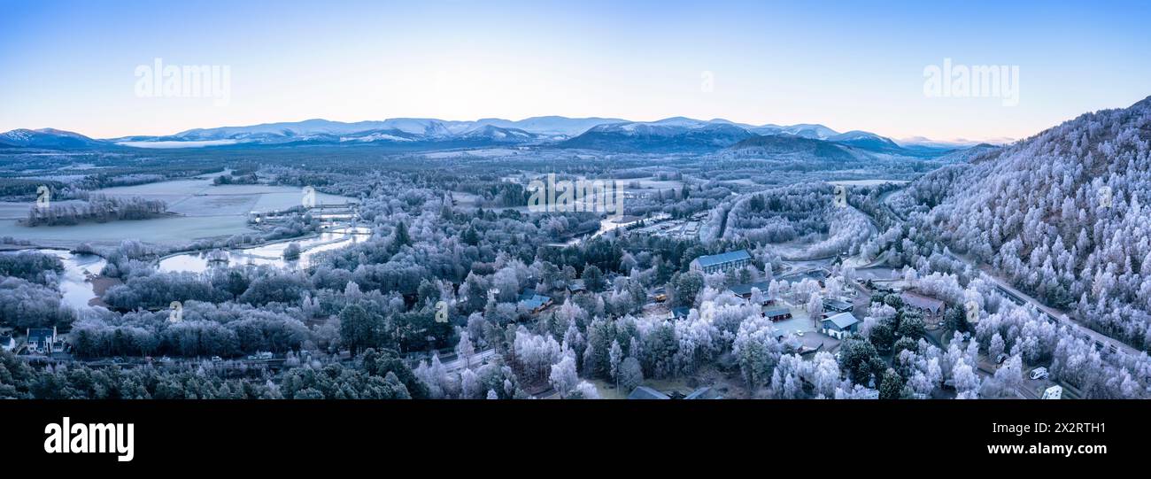 Aerial view cairngorms national park hi-res stock photography and ...
