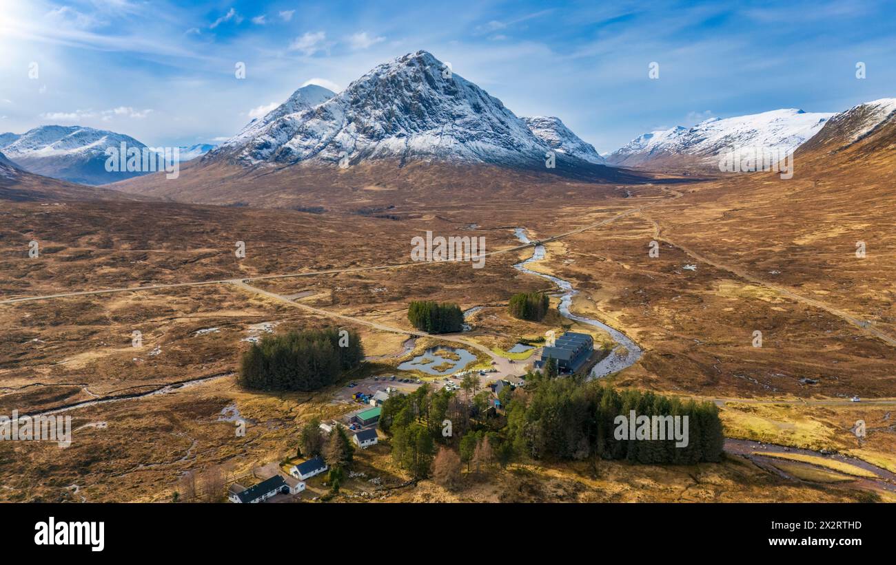 Buachaille etive mor aerial hi-res stock photography and images - Alamy