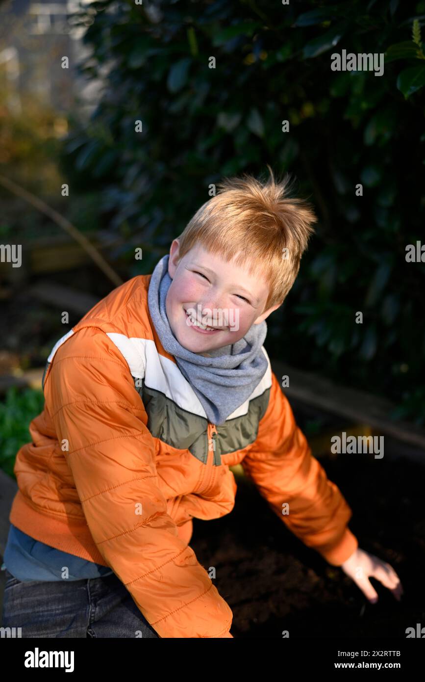 Boy wearing jacket hi-res stock photography and images - Alamy