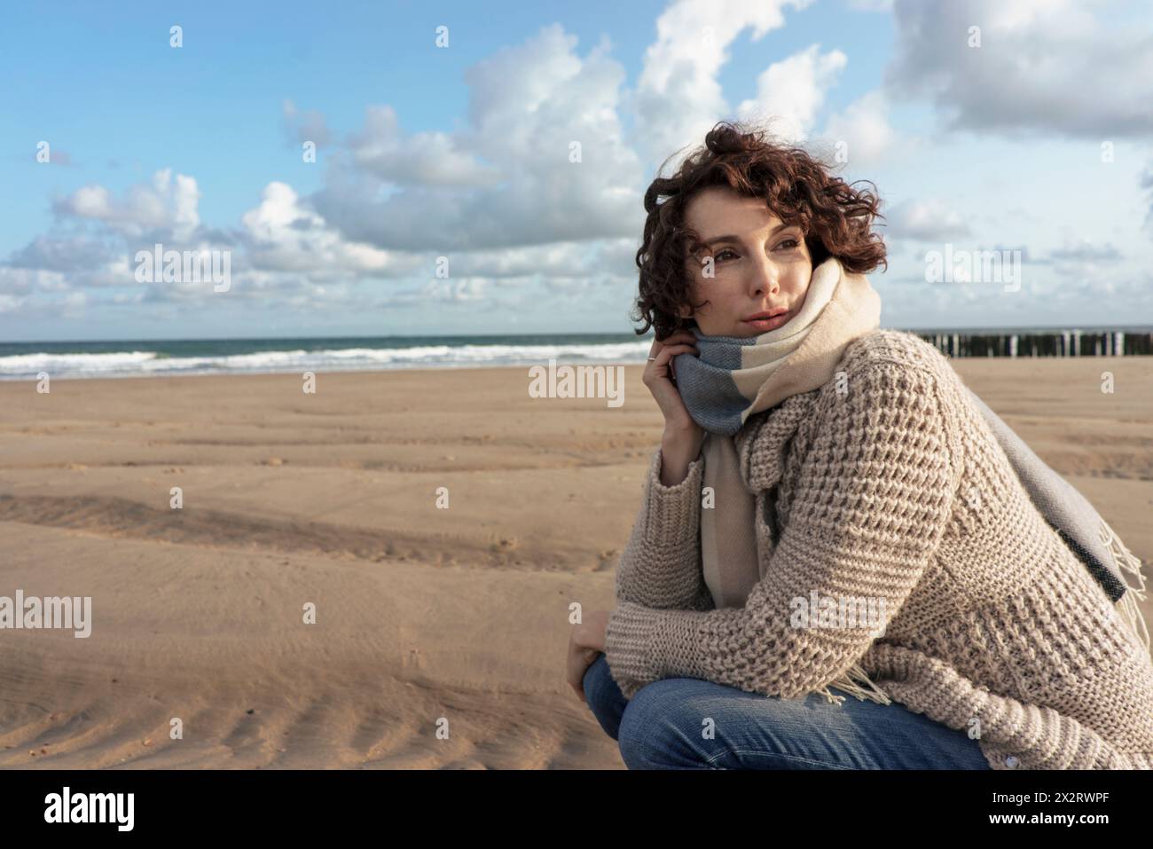 Warm sunshine at the beach hi-res stock photography and images - Alamy