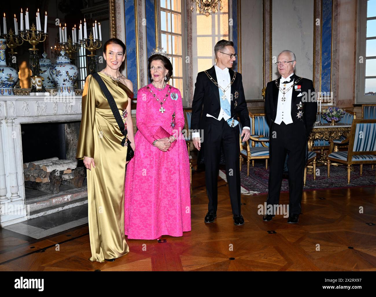 Stockholm, Sweden. 23rd Apr, 2024. STOCKHOLM, SWEDEN 20240423From left ...