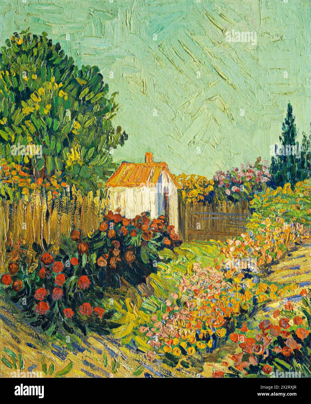 Landscape. Imitator of Vincent van Gogh. 1925/1928 Stock Photo - Alamy