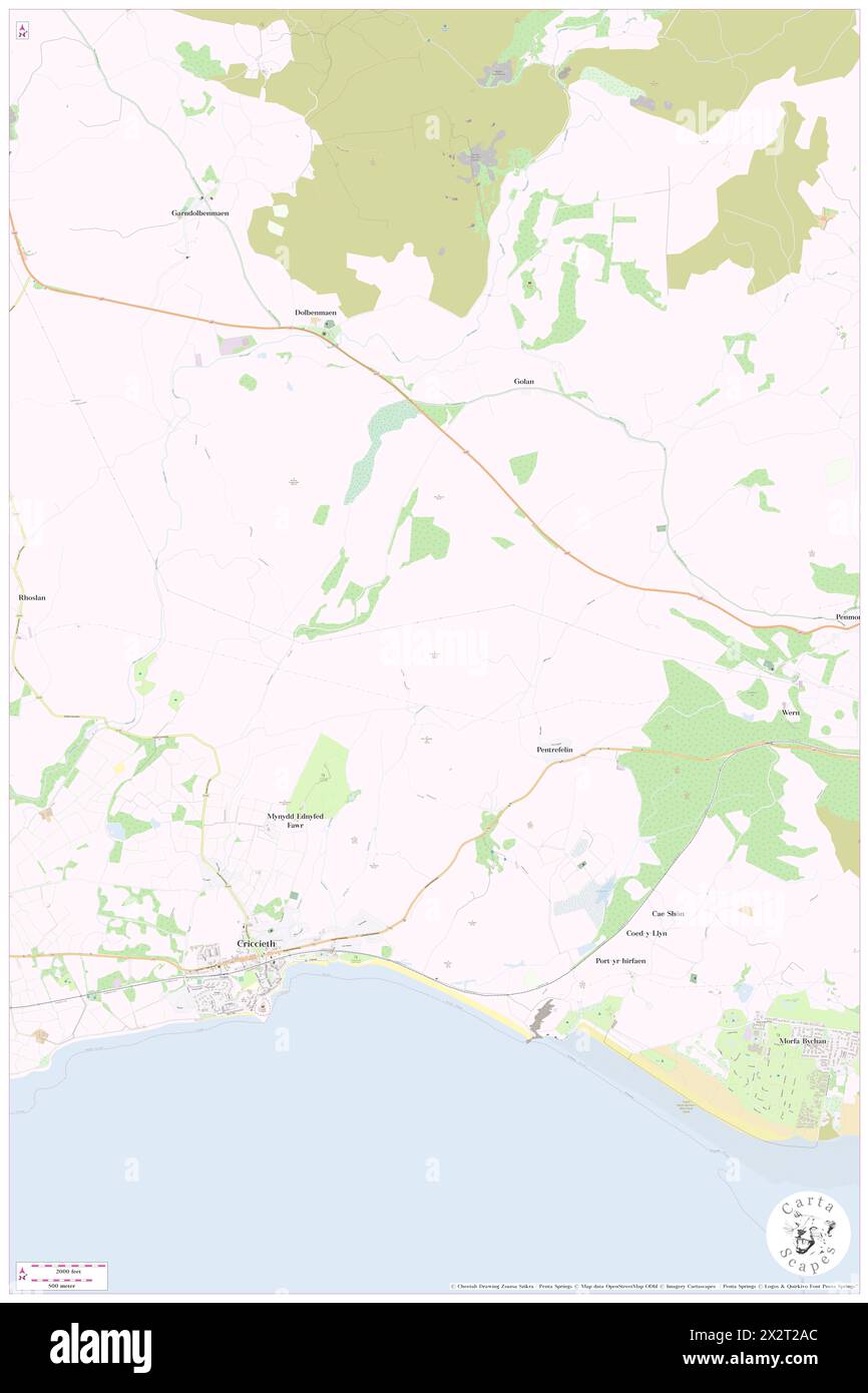 Bryn Braich-y-saint, Gwynedd, GB, United Kingdom, Wales, N 52 56' 29 ...
