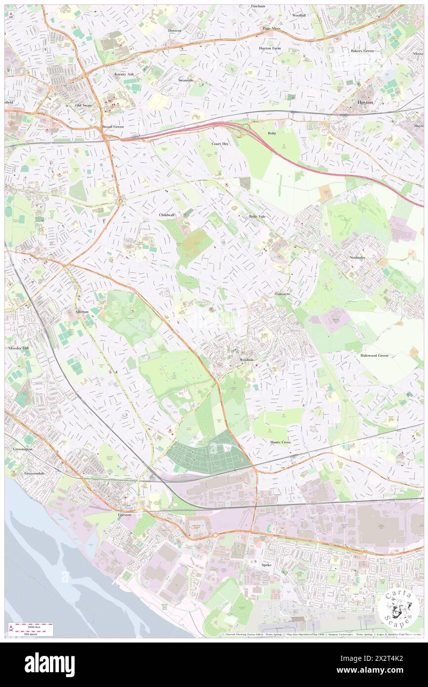 Woolton Hill Liverpool GB United Kingdom England N 53 22 48 S