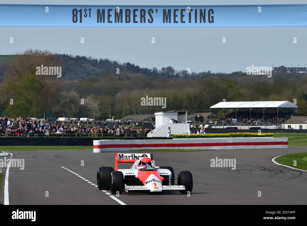 Chris Goodwin, McLaren-TAG MP4/2B, this is the car that Niki Lauda ...
