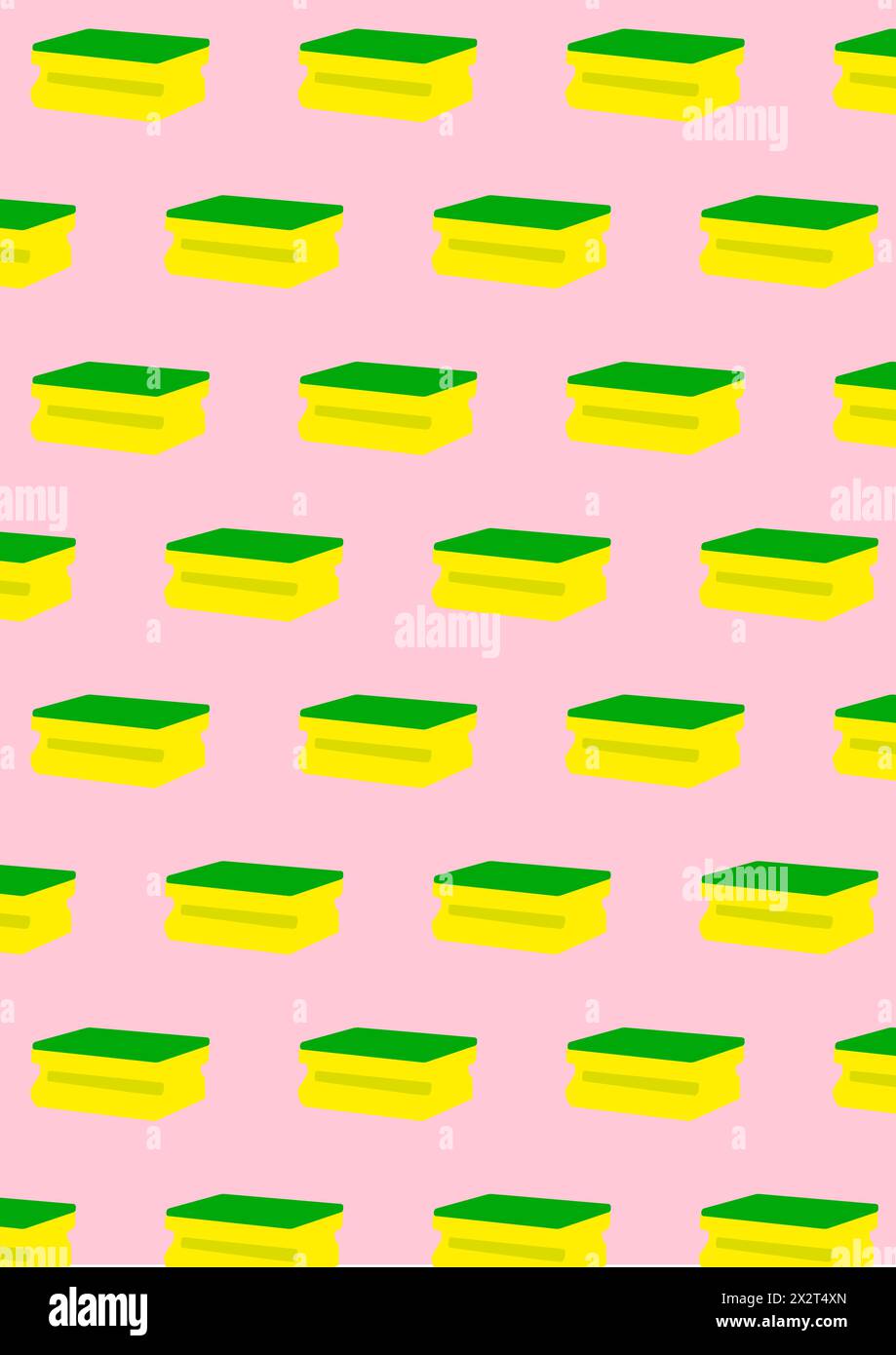 Sponges row colour hi-res stock photography and images - Alamy