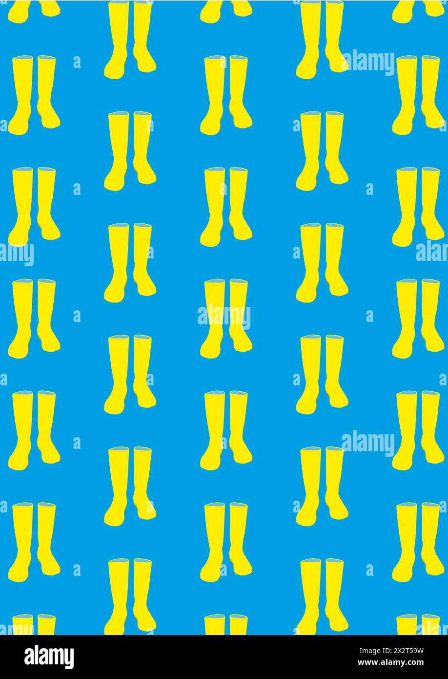 Yellow rubber boots hi-res stock photography and images - Alamy