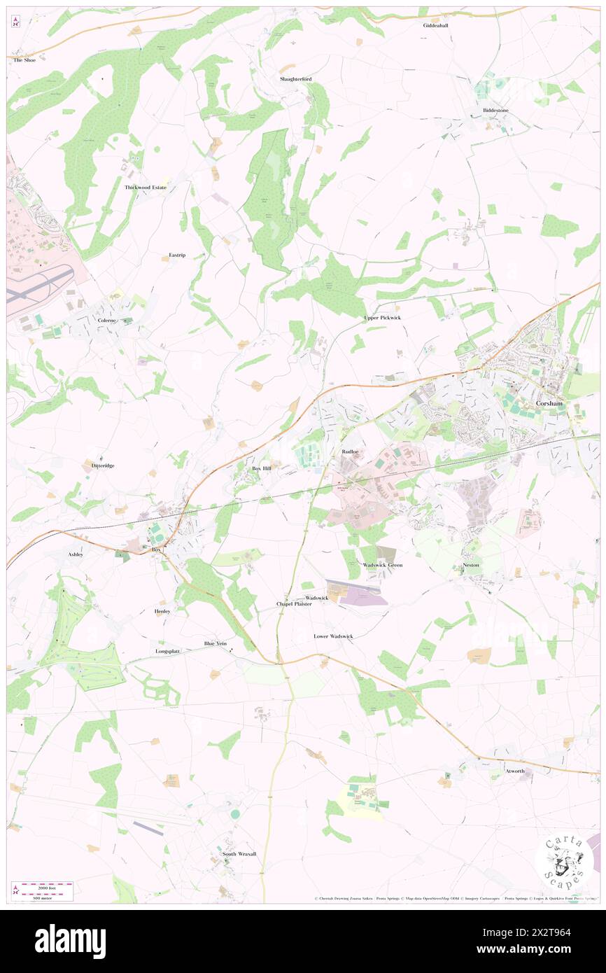 Box Hill, Wiltshire, GB, United Kingdom, England, N 51 25' 29'', S 2 13 ...