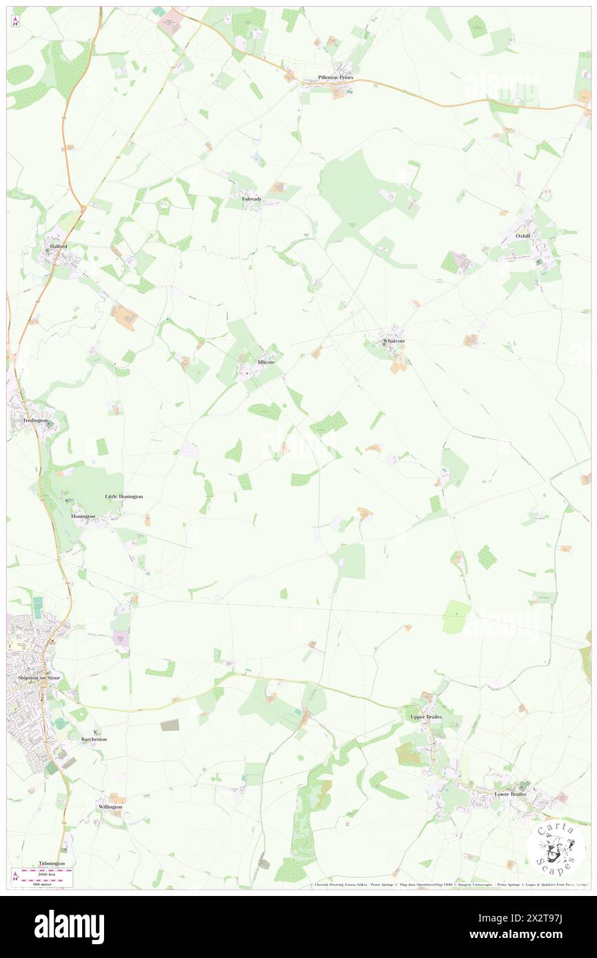 Idlicote Hill, Warwickshire, GB, United Kingdom, England, N 52 5' 14 ...