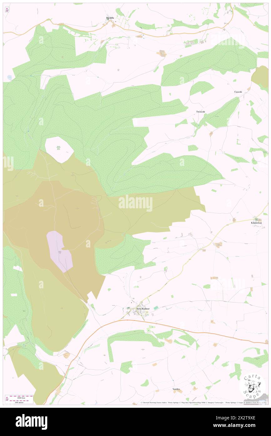 Bache Hill, Sir Powys, GB, United Kingdom, Wales, N 52 15' 53'', S 3 9 ...