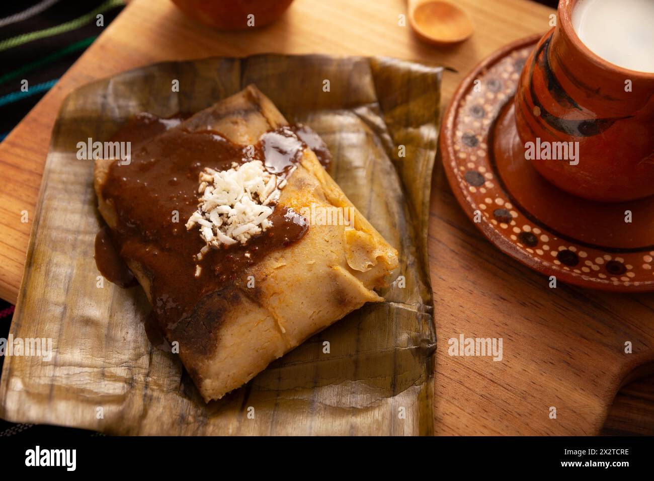 Oaxacan Tamale. Prehispanic dish typical of Mexico and some Latin ...