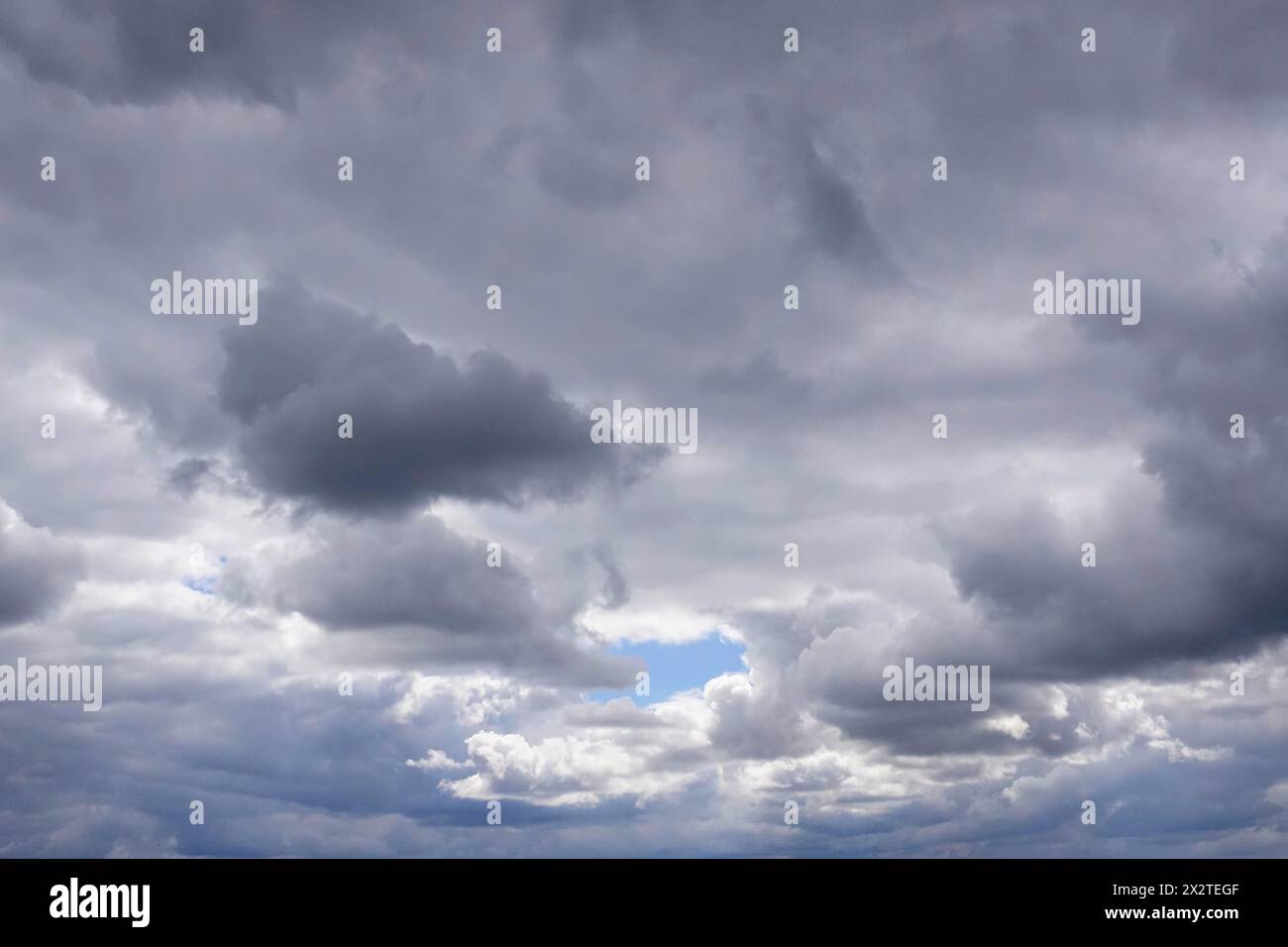 Cloudy sky, weather in April, Germany Stock Photo - Alamy