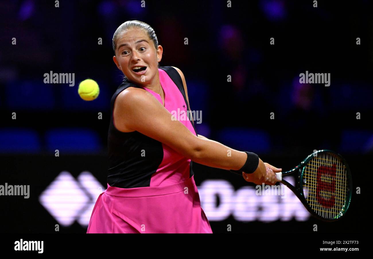 Jelena Ostapenko (LAT) Action, Tennis, Porsche Cup 2024, Porsche Arena ...