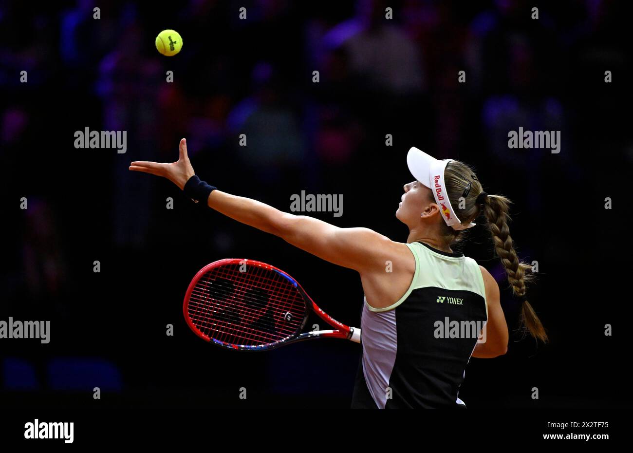 Elena Rybakina (KAZ) action, serve, tennis, Porsche Cup 2024, Porsche ...