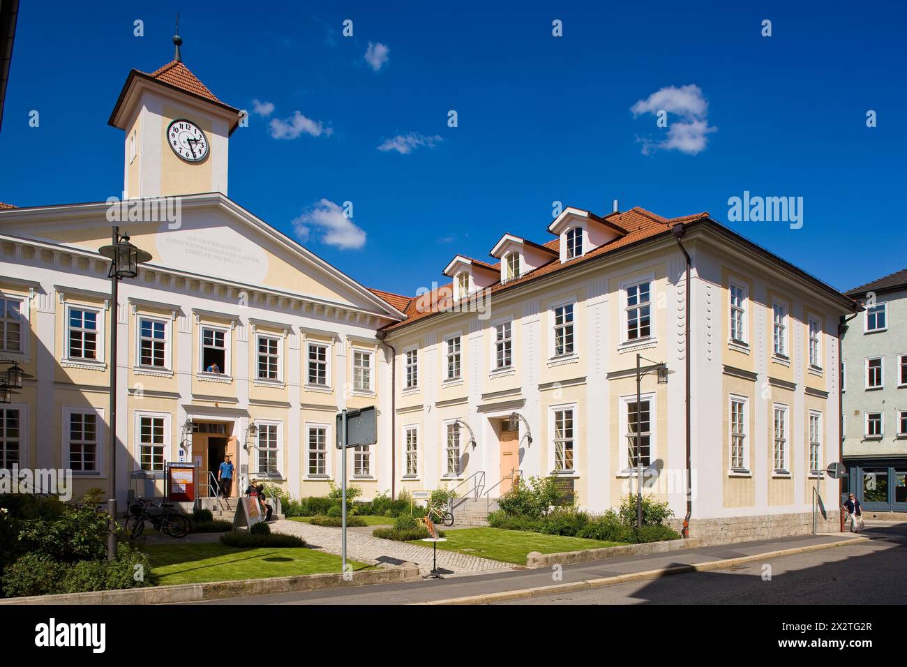 Grammar school, ., Meinigen, Thuringia, Germany Stock Photo - Alamy