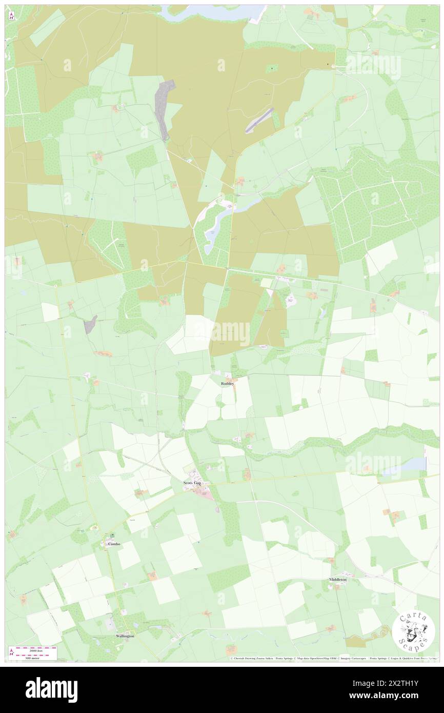Rothley Crags, Northumberland, GB, United Kingdom, England, N 55 11' 33 ...