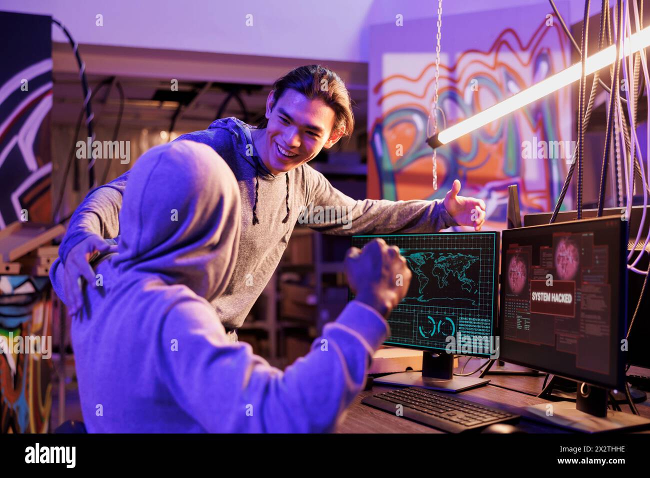 Successful criminals gaining unauthorized access to computer network ...