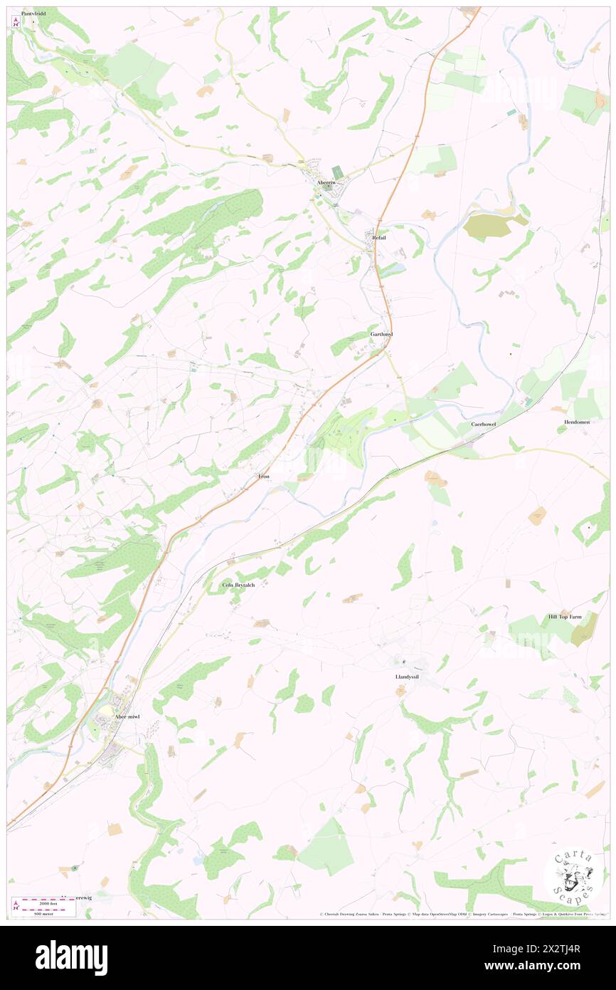 Beddau, Sir Powys, GB, United Kingdom, Wales, N 52 34' 15'', S 3 12' 14 ...