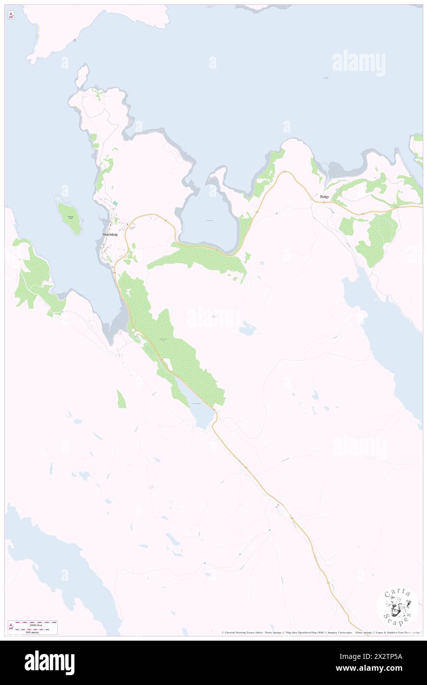 Ben Shieldaig NW Top, Highland, GB, United Kingdom, Scotland, N 57 30 ...