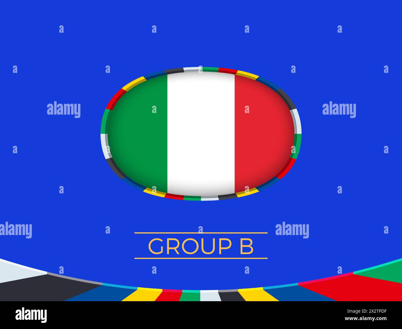Italy national football team euro 2024 Stock Vector Images - Alamy