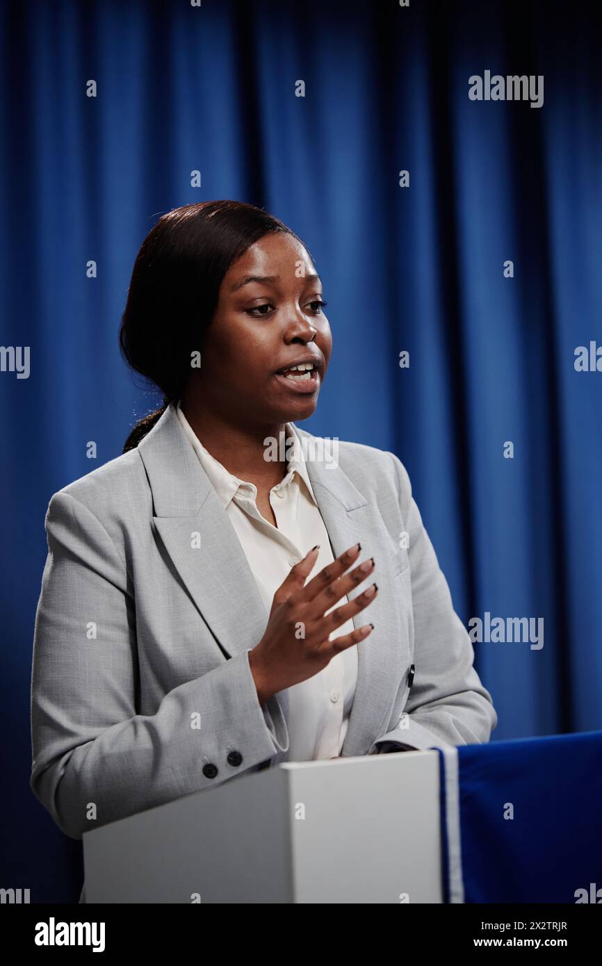 Black politician press hi-res stock photography and images - Alamy