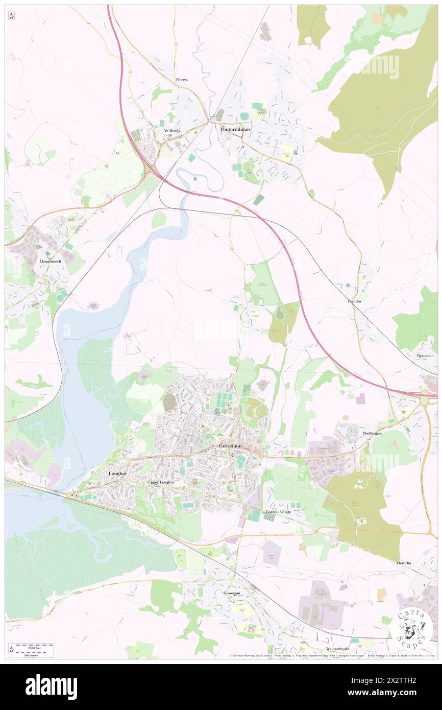 Penyrheol, City and County of Swansea, GB, United Kingdom, Wales, N 51 ...