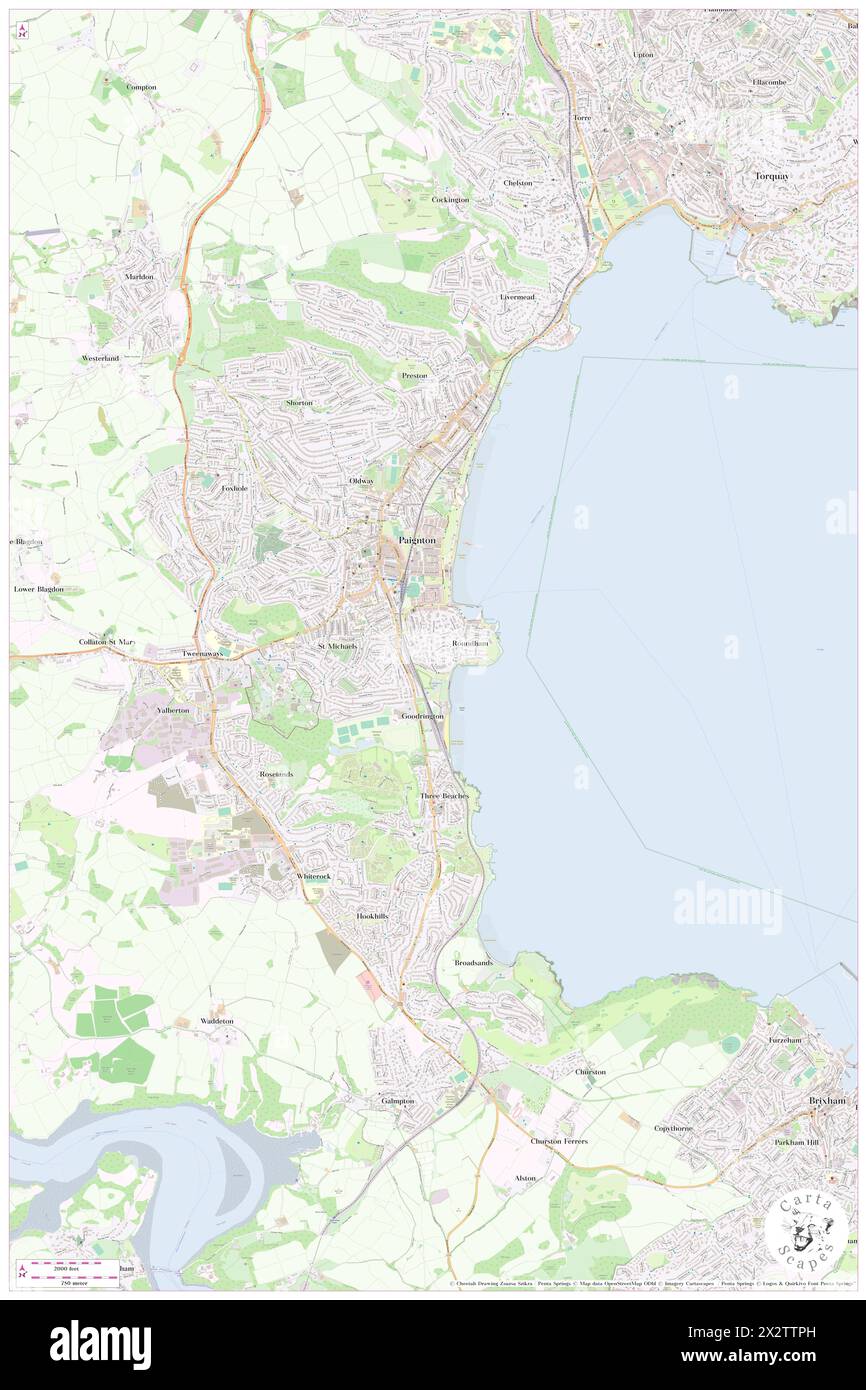 Roundham Head Hill, Borough of Torbay, GB, United Kingdom, England, N ...