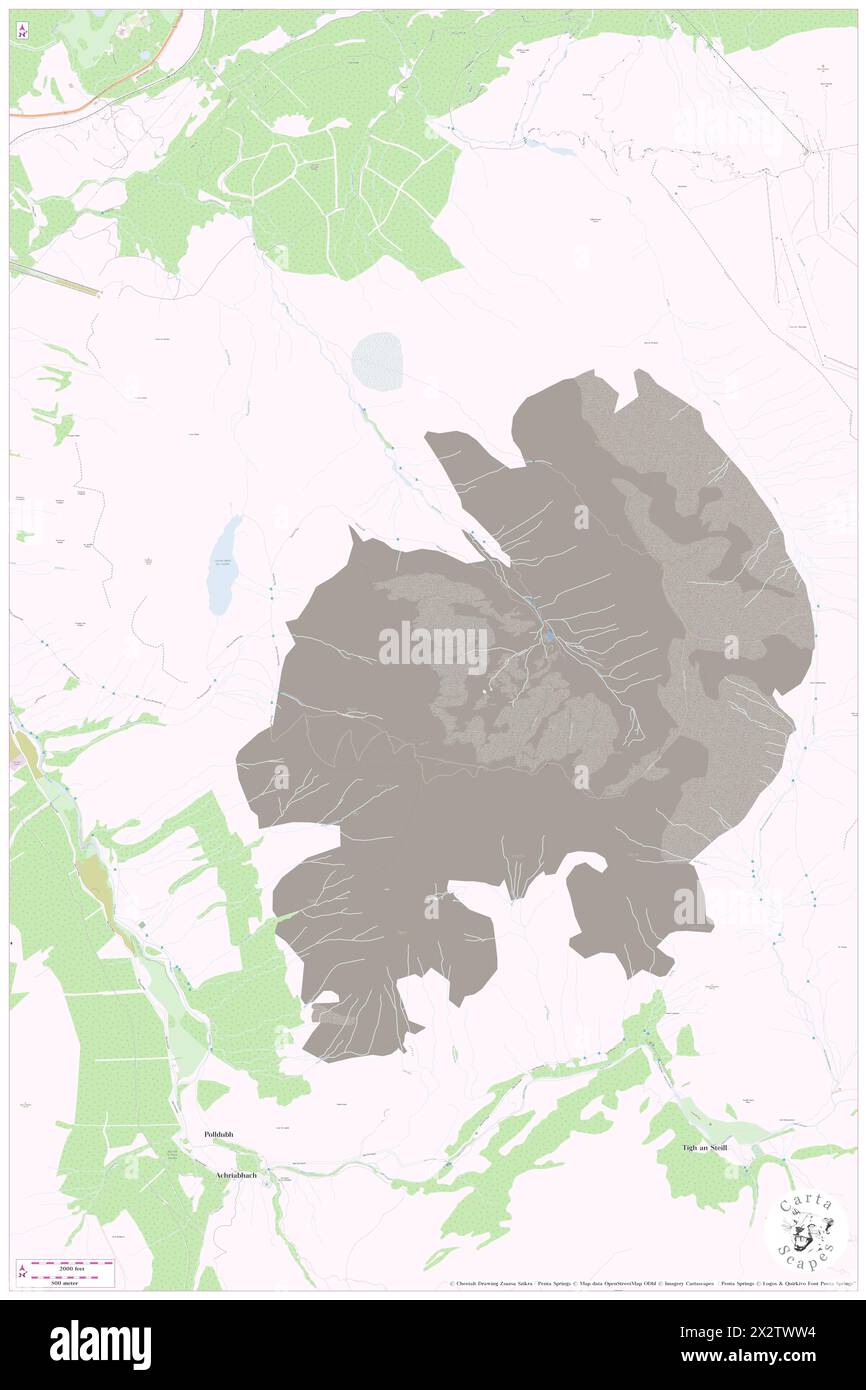 Carn Dearg (NW) (old GR), Highland, GB, United Kingdom, Scotland, N 56 ...