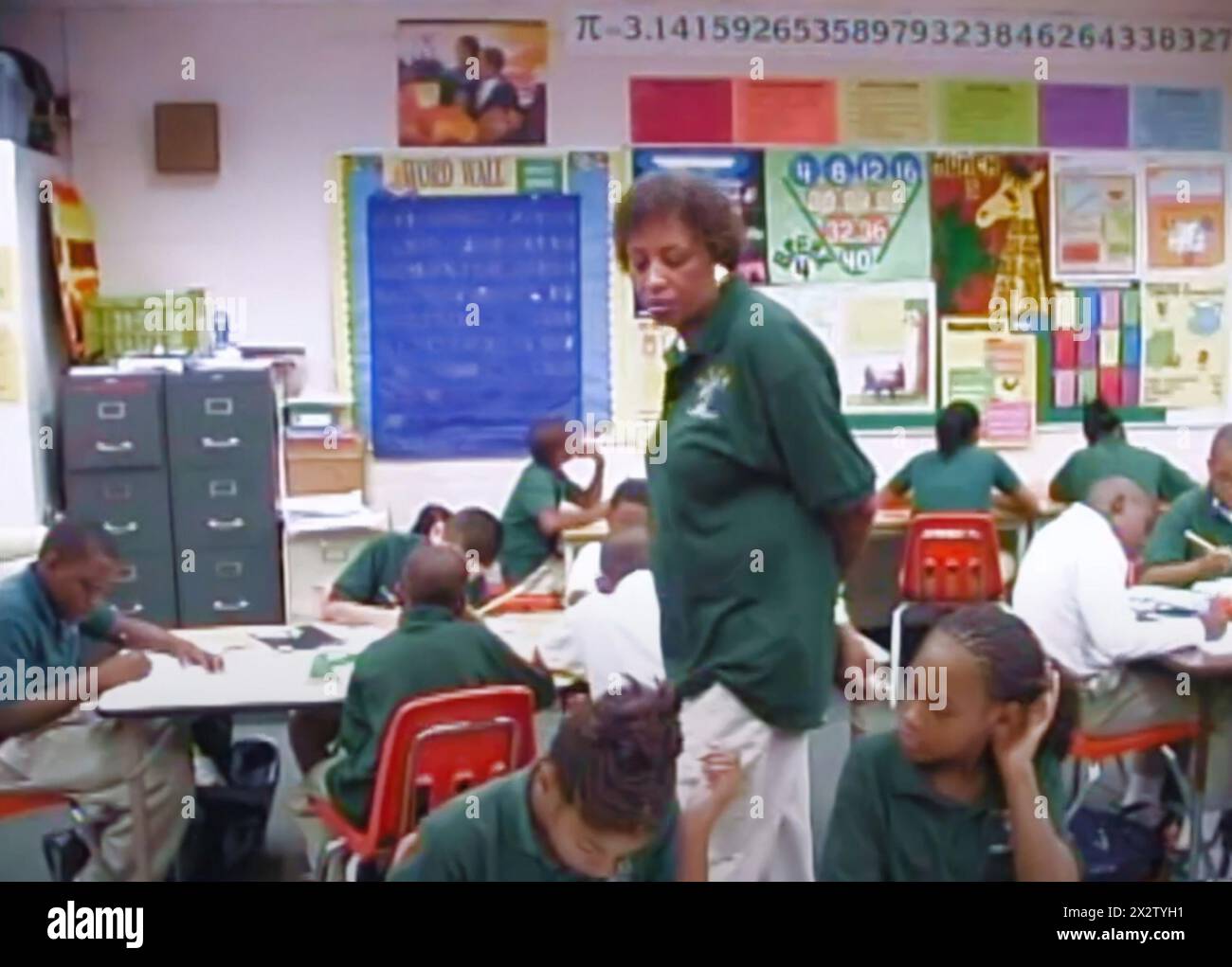 CLASS OF HER OWN, Gloria Jean Merriex (shown in archival footage) teaching students at Duval ...