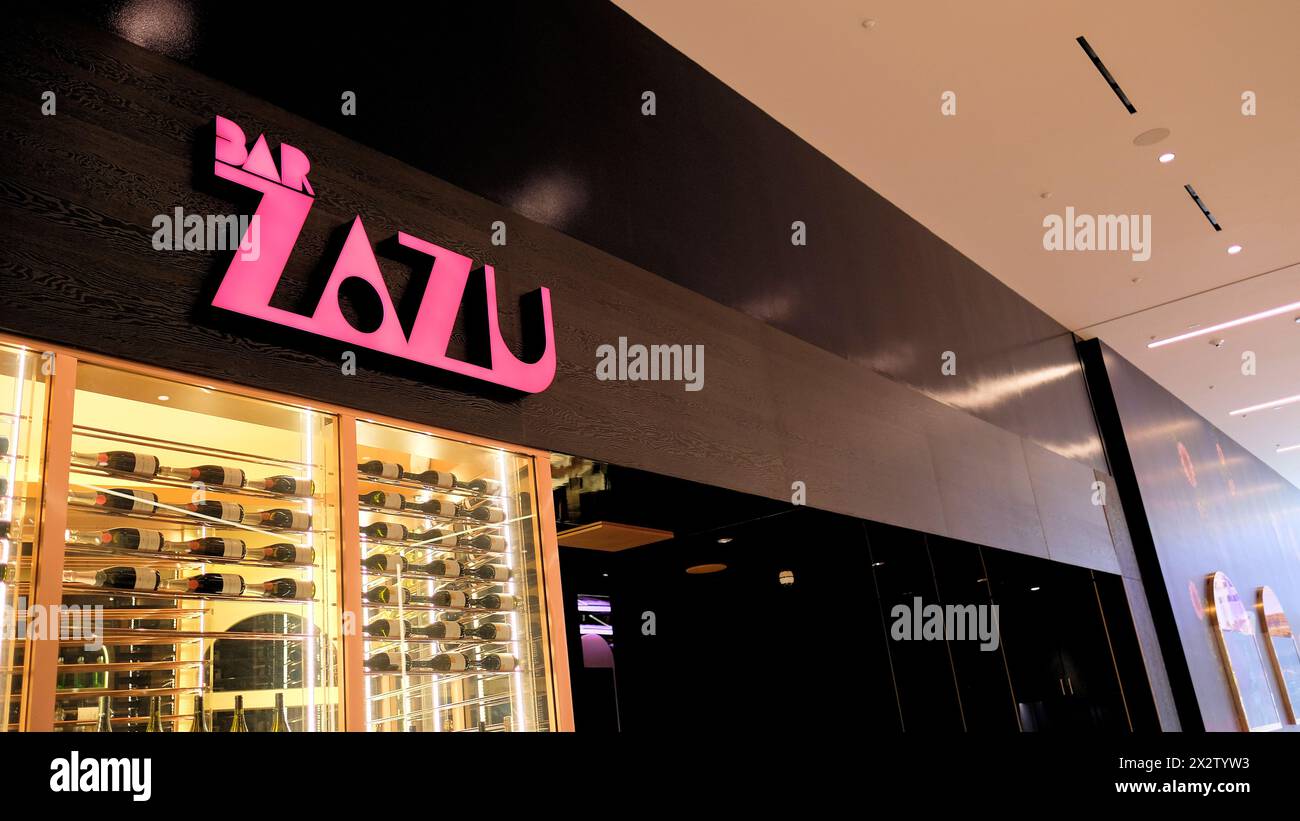 Bar Zazu restaurant in The District shopping area in Resorts World ...