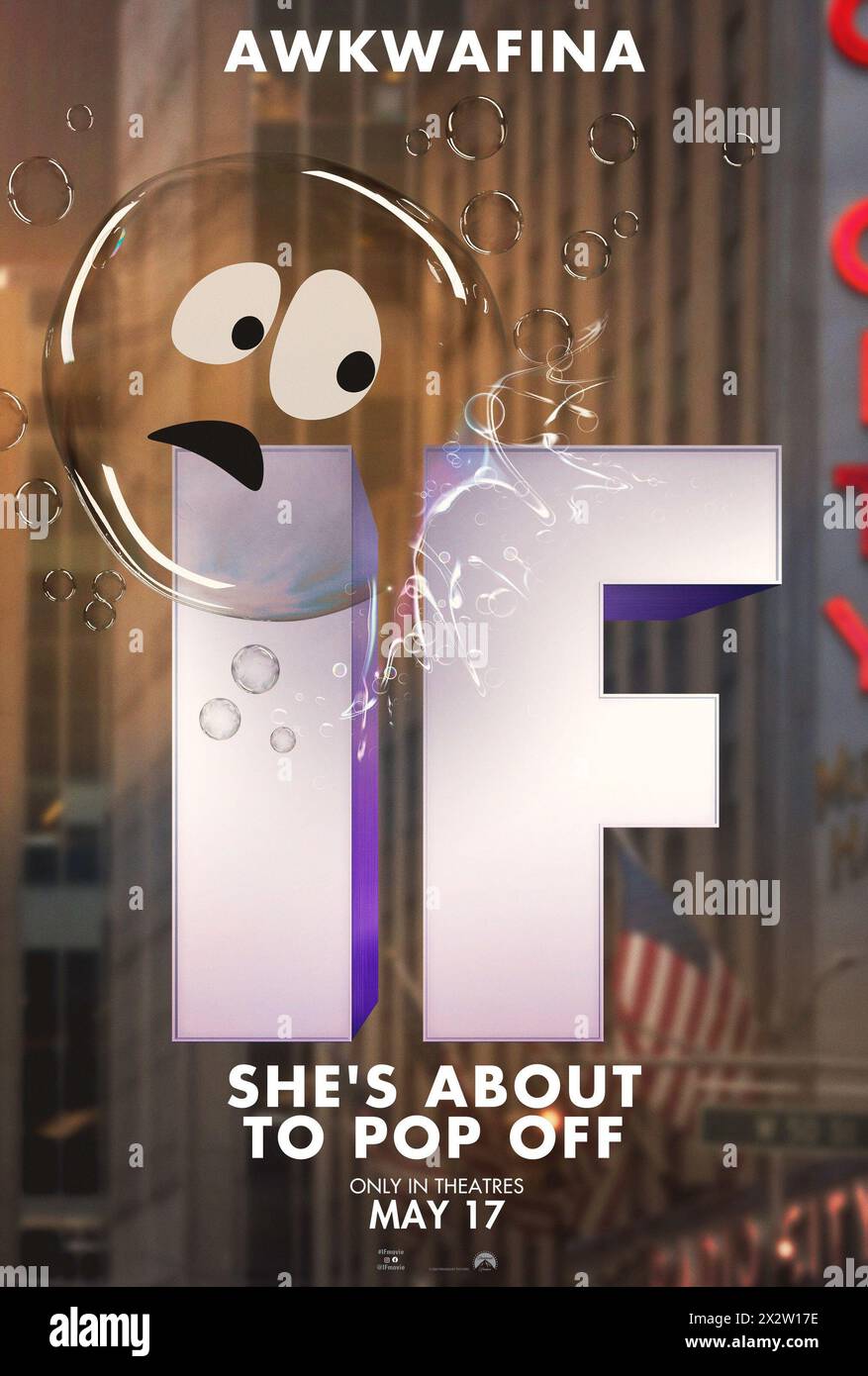 IF, character poster, Awkwafina, 2024. © Paramount Pictures / Courtesy ...