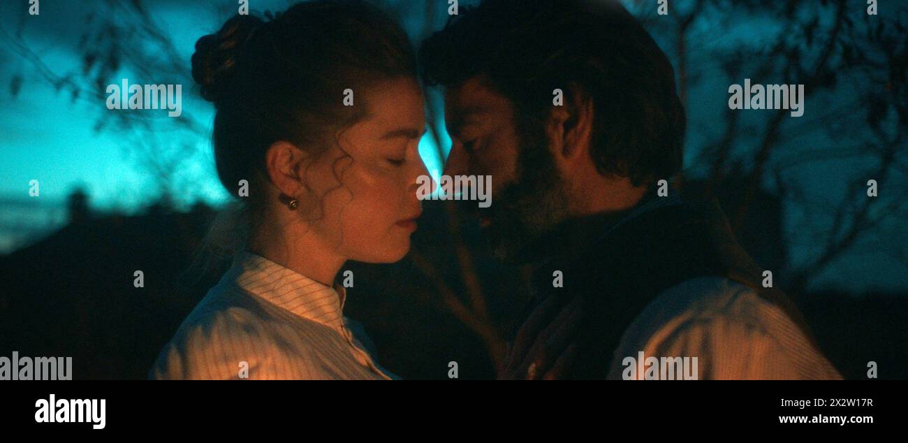IN THE FIRE, from left: Amber Heard, Eduardo Noriega, 2023. © Saban ...
