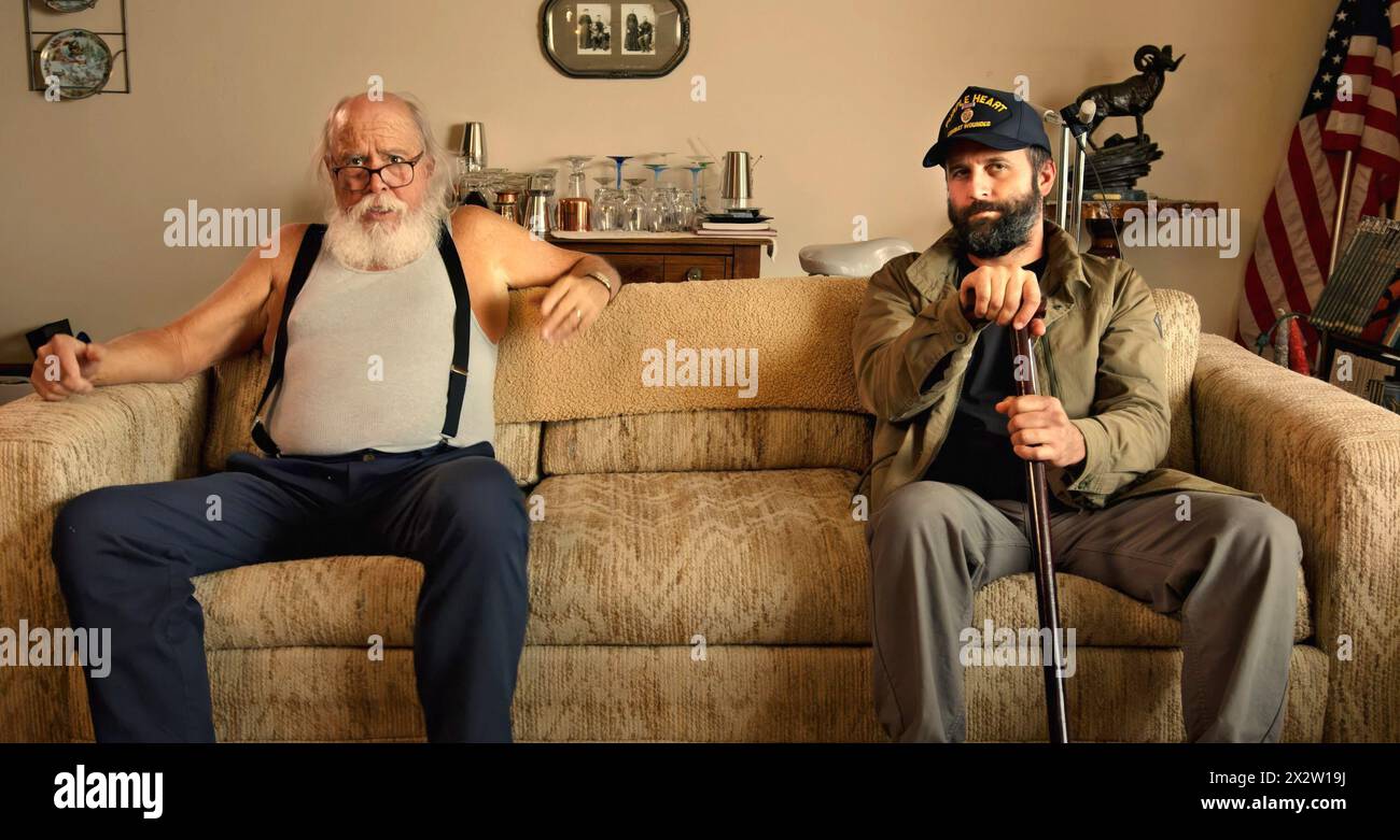 MIRACLE MILE, from left: Don Potter, Tyler Pochop, 2024. © Mighty Men ...