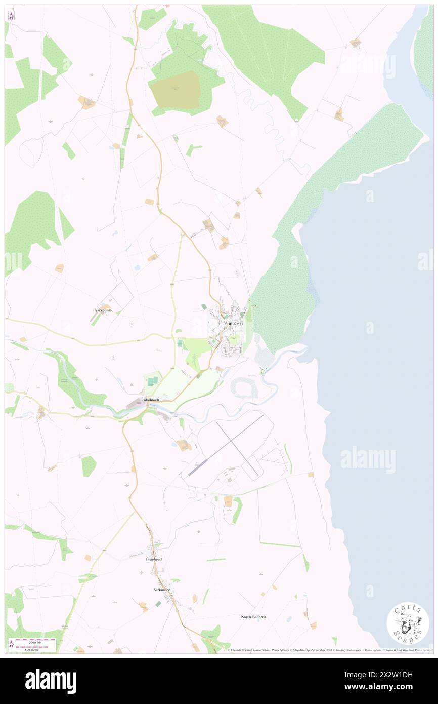 Wigtown map hi-res stock photography and images - Alamy