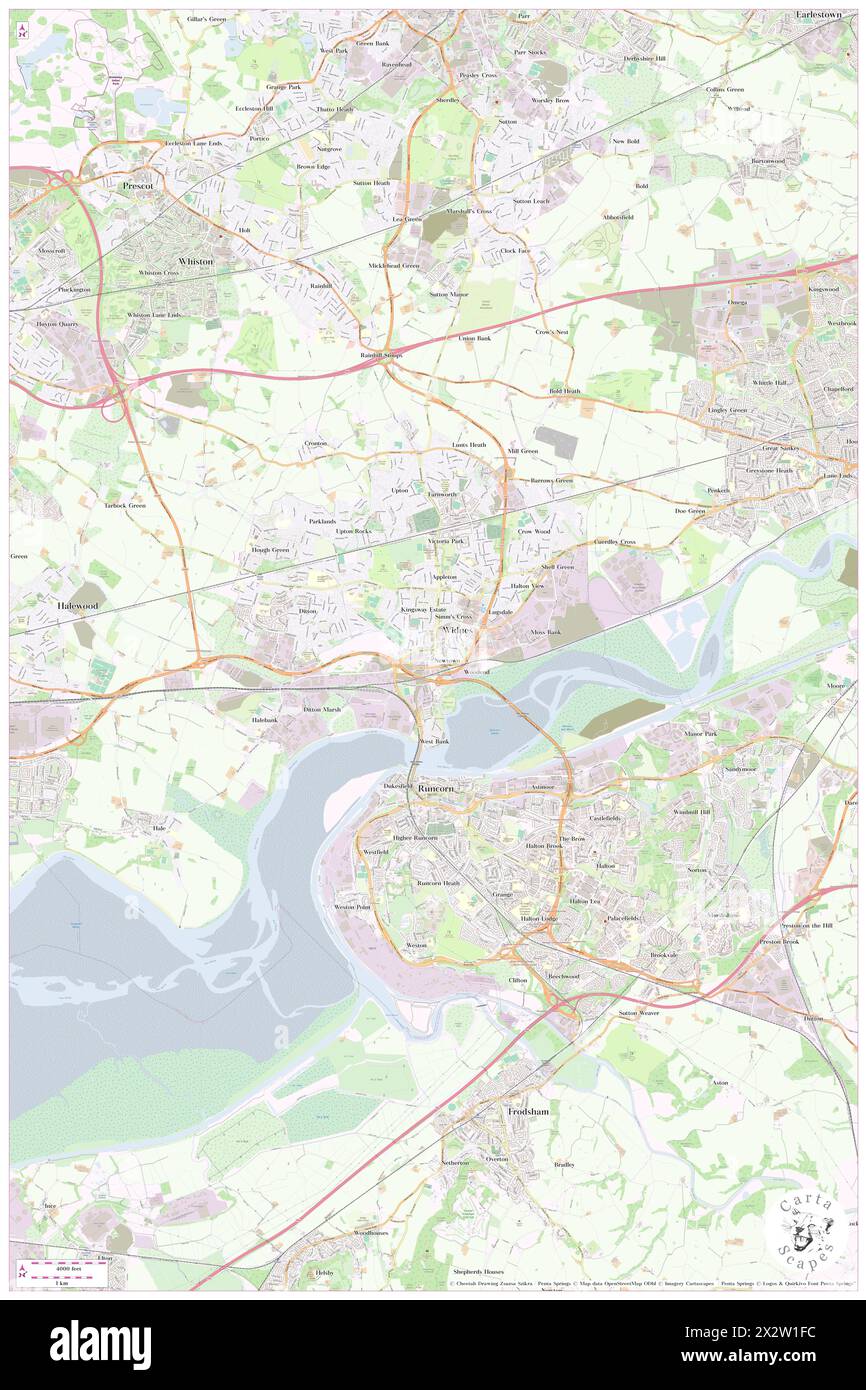 Widnes, Borough of Halton, GB, United Kingdom, England, N 53 21' 42 ...