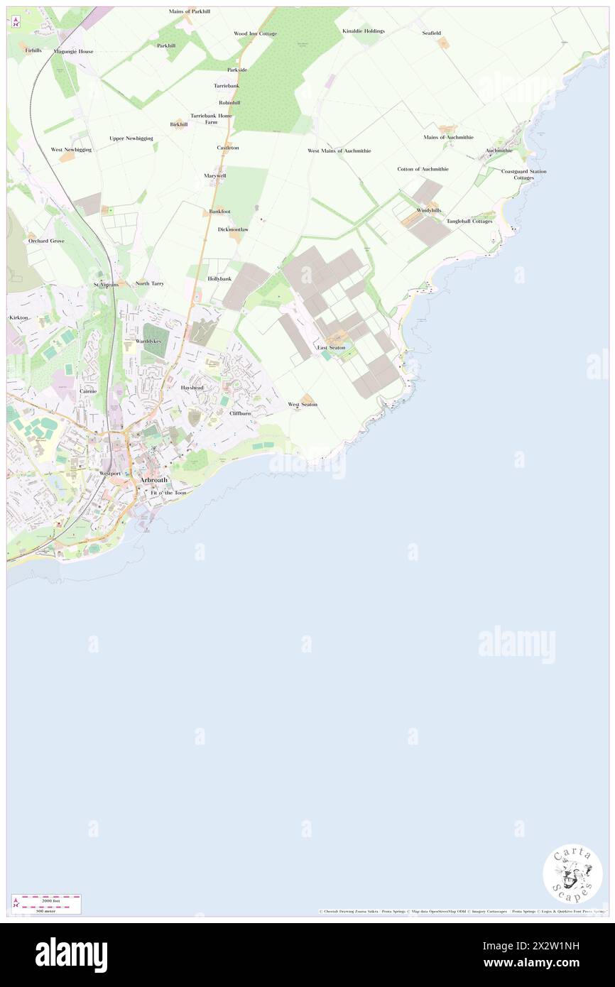 Whiting Ness, Angus, GB, United Kingdom, Scotland, N 56 33' 37'', S 2 ...