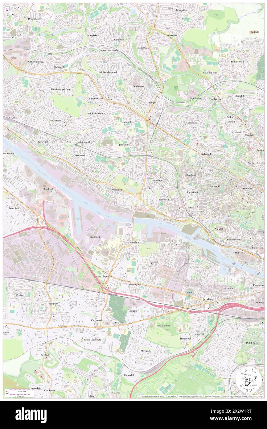 Whiteinch, Glasgow City, GB, United Kingdom, Scotland, N 55 52' 22'', S ...