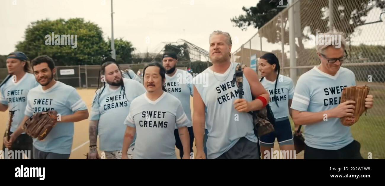 SWEET DREAMS, from left: Theo Von, Adam Faison, Shakewell, Gata (obscured), Bobby Lee, Mohammed ...